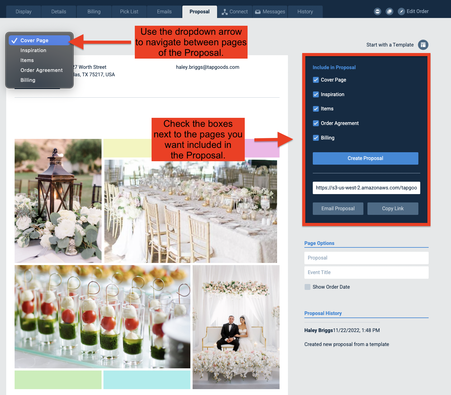 What is an Order Proposal? – TapGoods