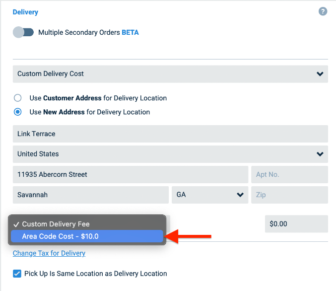 How To: Apply Custom Delivery Fees to Orders – TapGoods