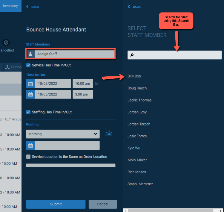 How To: Add Staff to Recurring Services on the Services Tab of an Order ...