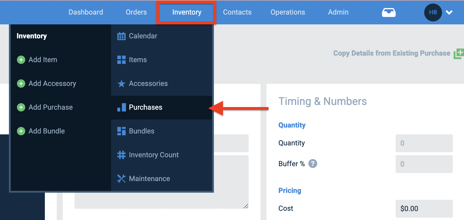 How To: Create a New Purchase in TapGoods PRO – TapGoods