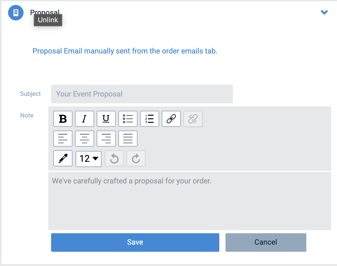 Email Template: Proposal Emails – TapGoods