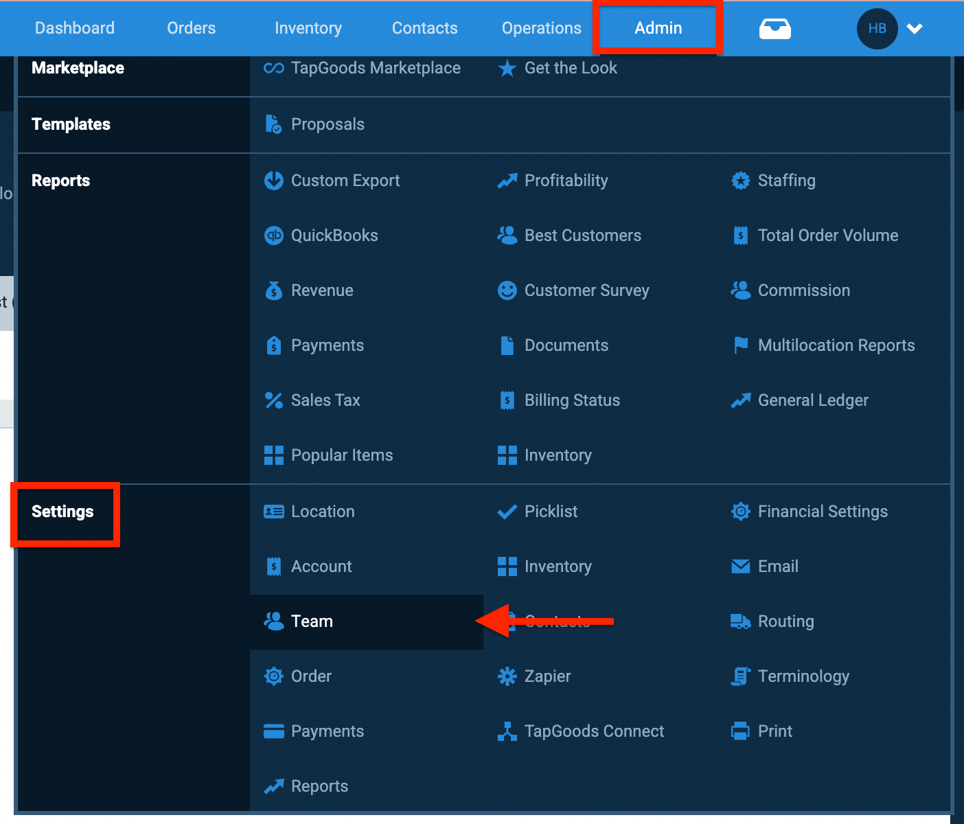 How to: Edit Commission Tiers in Team Settings – TapGoods