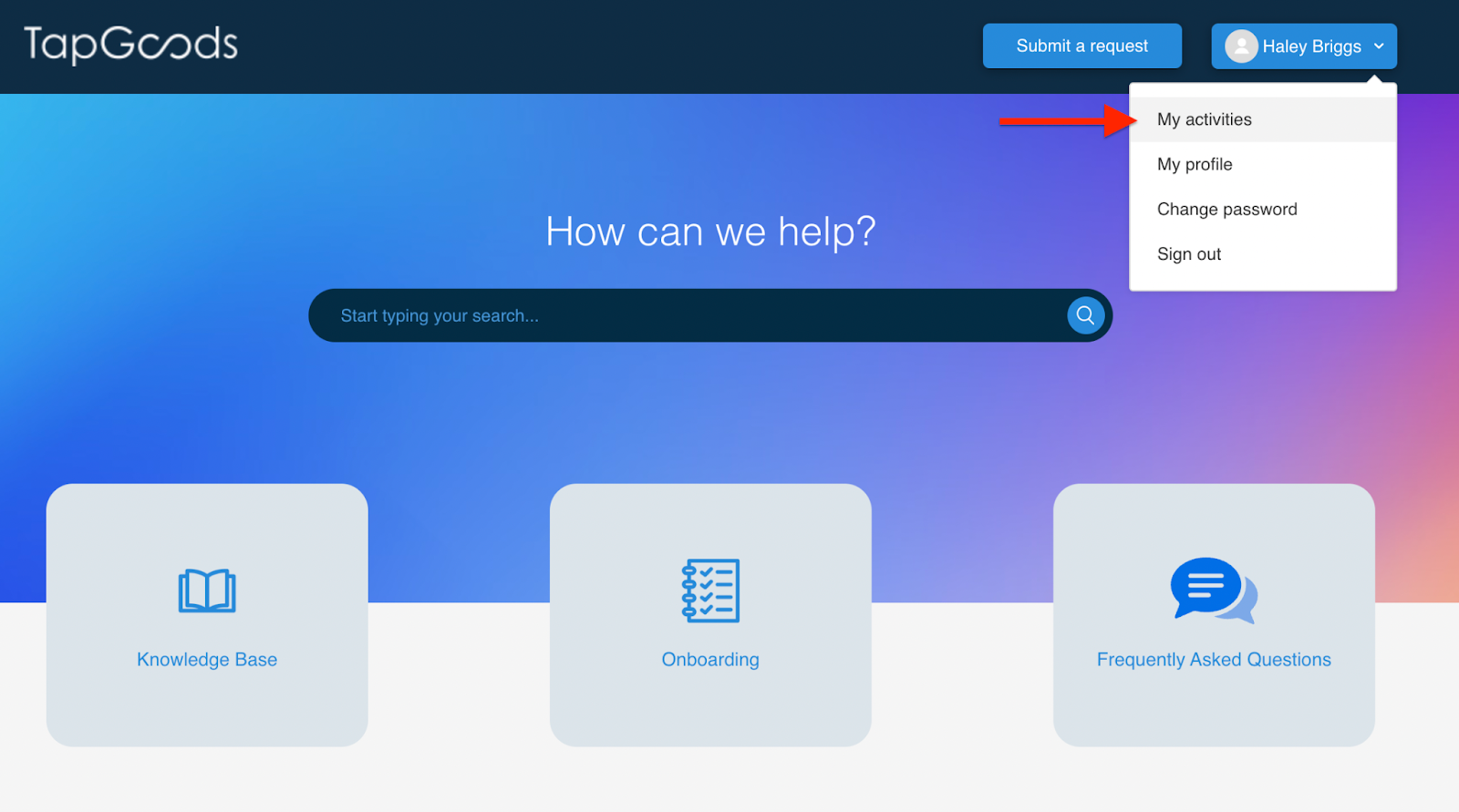 How To: Submit a Ticket to Support in TapGoods PRO – TapGoods