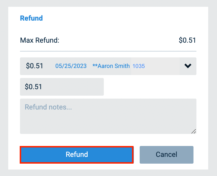 How To: Refund an ACH [Bank Account] Payment in TapGoods PRO – TapGoods