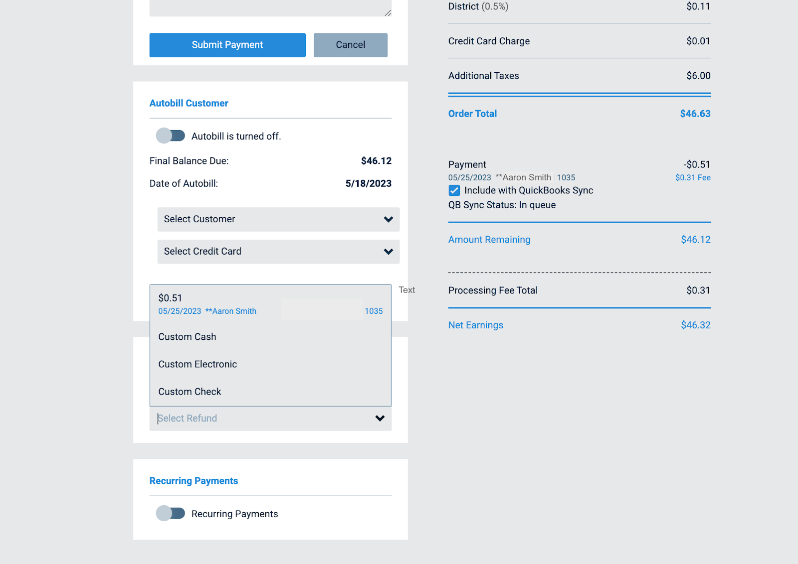 How To: Refund an ACH [Bank Account] Payment in TapGoods PRO – TapGoods
