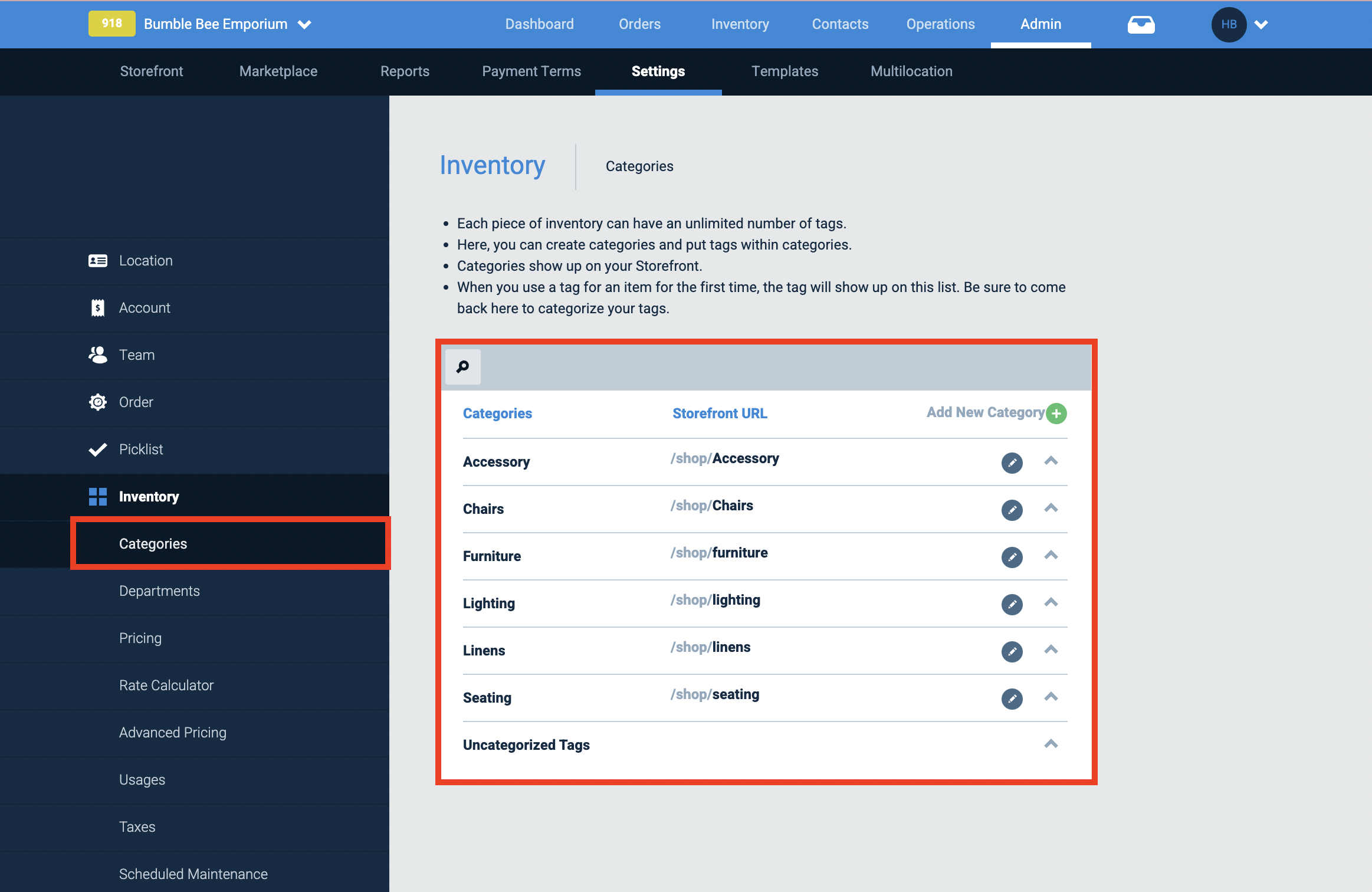 How To: Add Inventory Categories to TapGoods PRO – TapGoods