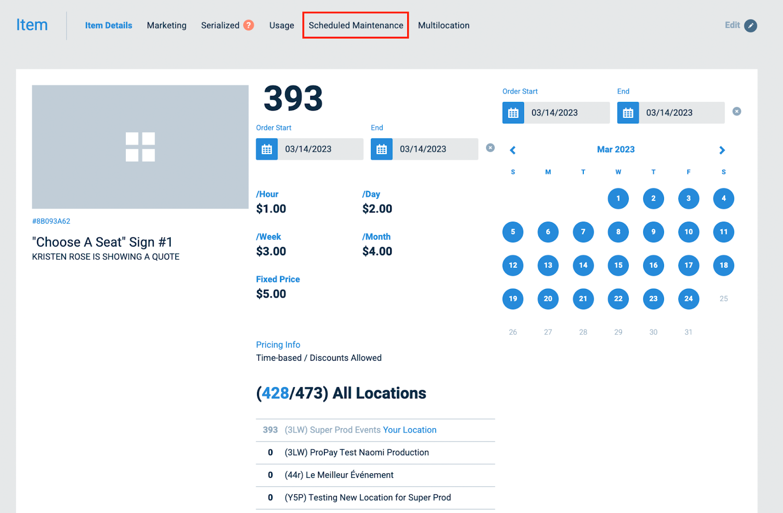 Tracking Active Maintenance in Scheduled Maintenance – TapGoods