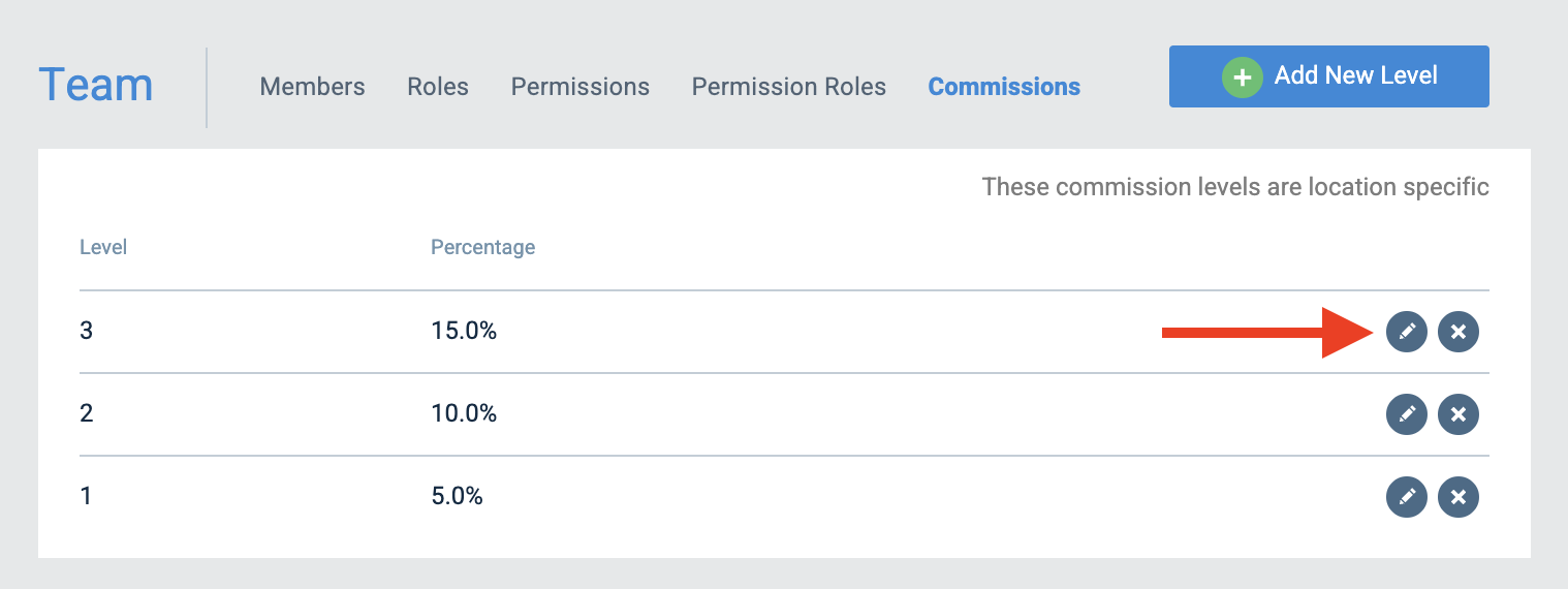 How to: Edit Commission Tiers in Team Settings – TapGoods