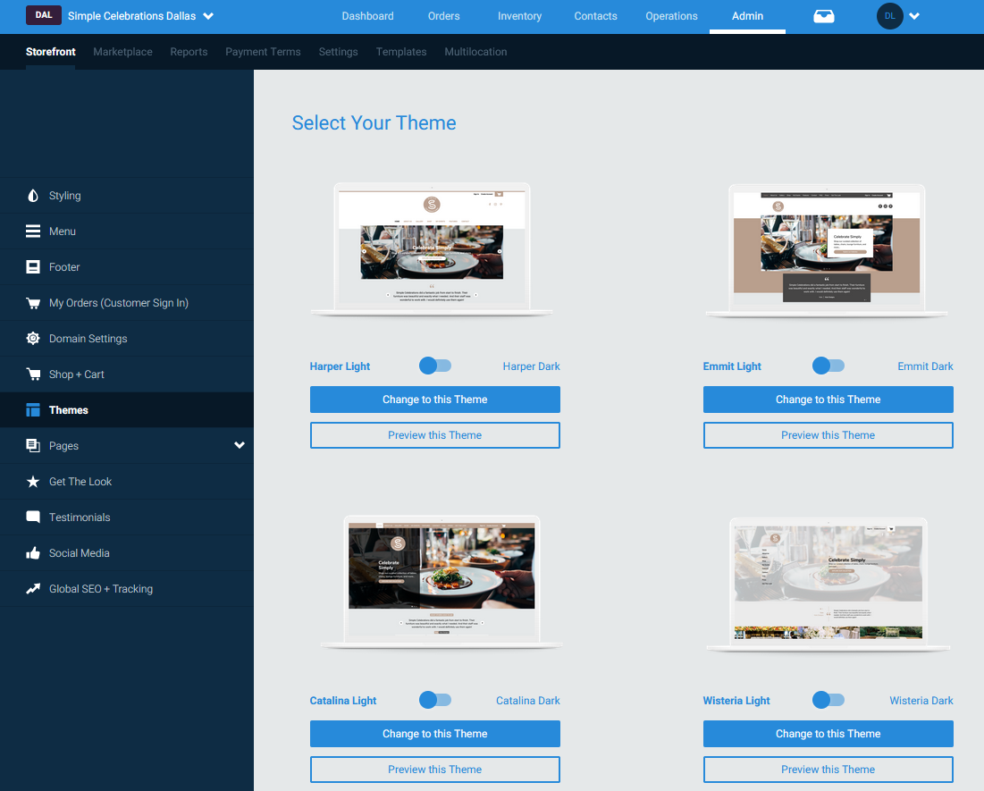 Choosing a Theme & Design for your Storefront – TapGoods