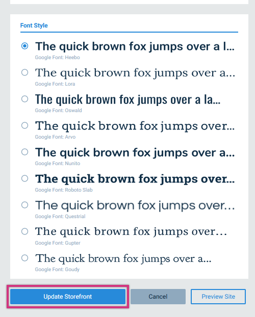 How To: Preview Changes to Storefront – TapGoods