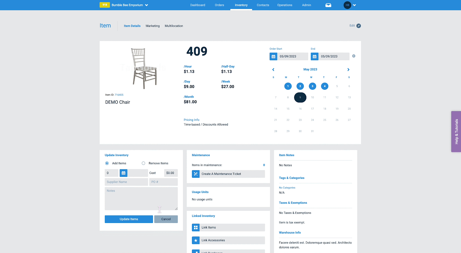 How To: Update the Inventory Ledger on Inventory Details Pages – TapGoods