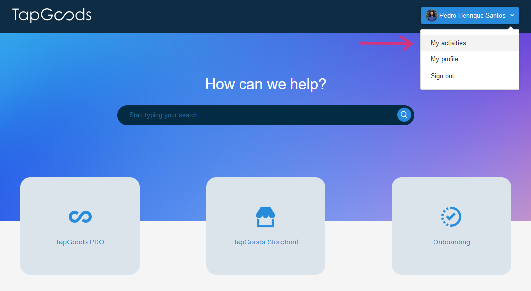 How To: Check the Status of a Ticket – TapGoods