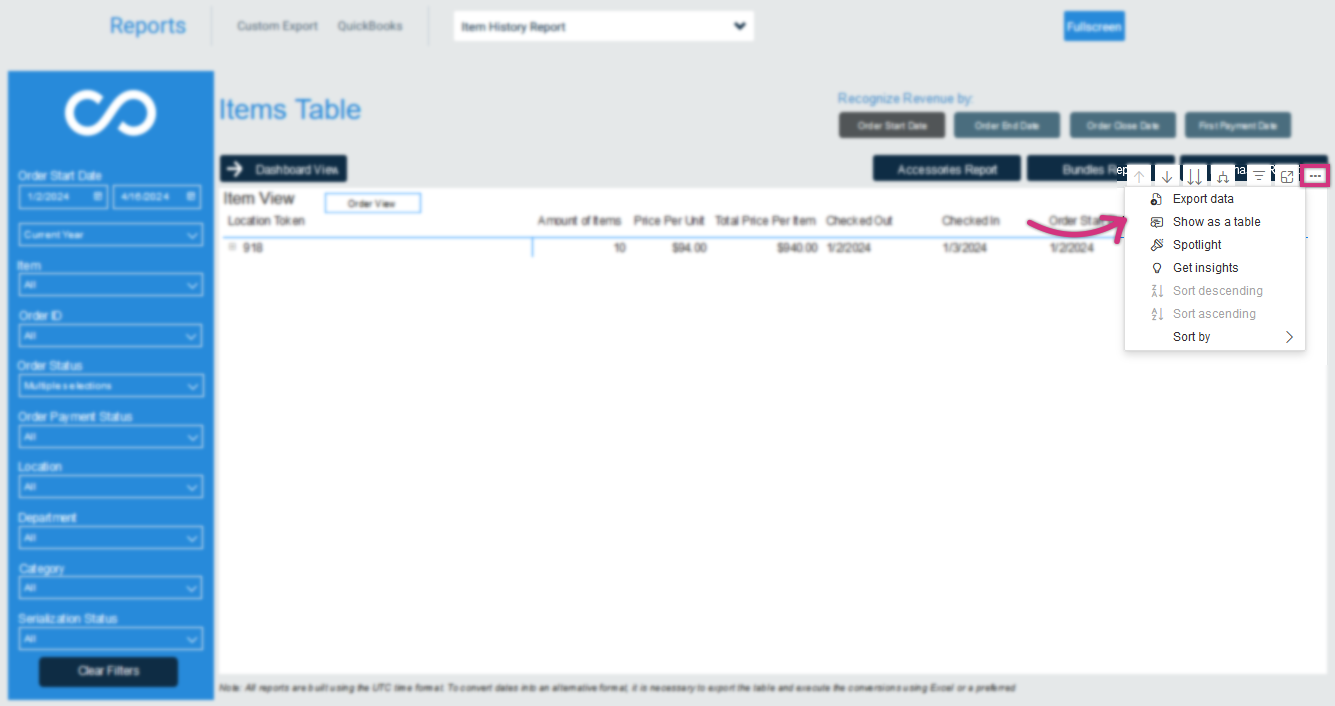 BI Reports: Button Glossary – TapGoods