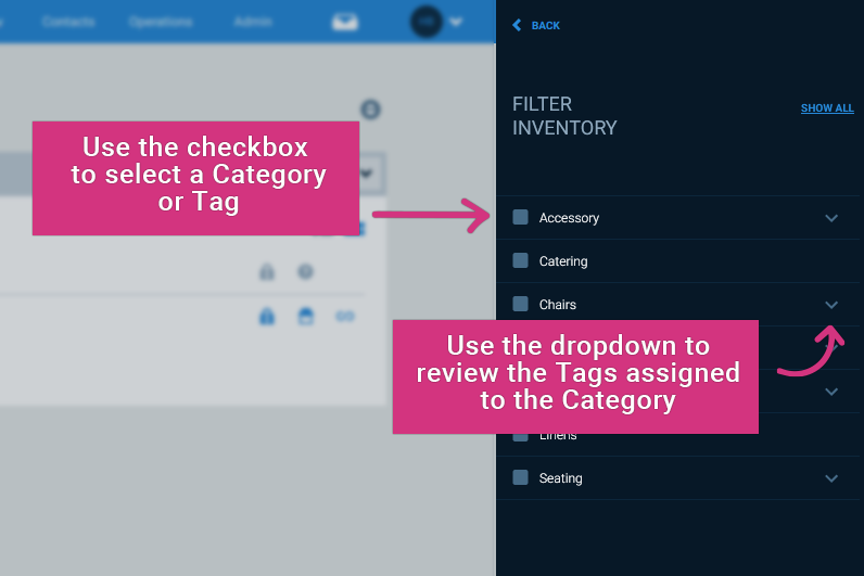 Bundles Page in TapGoods PRO – TapGoods
