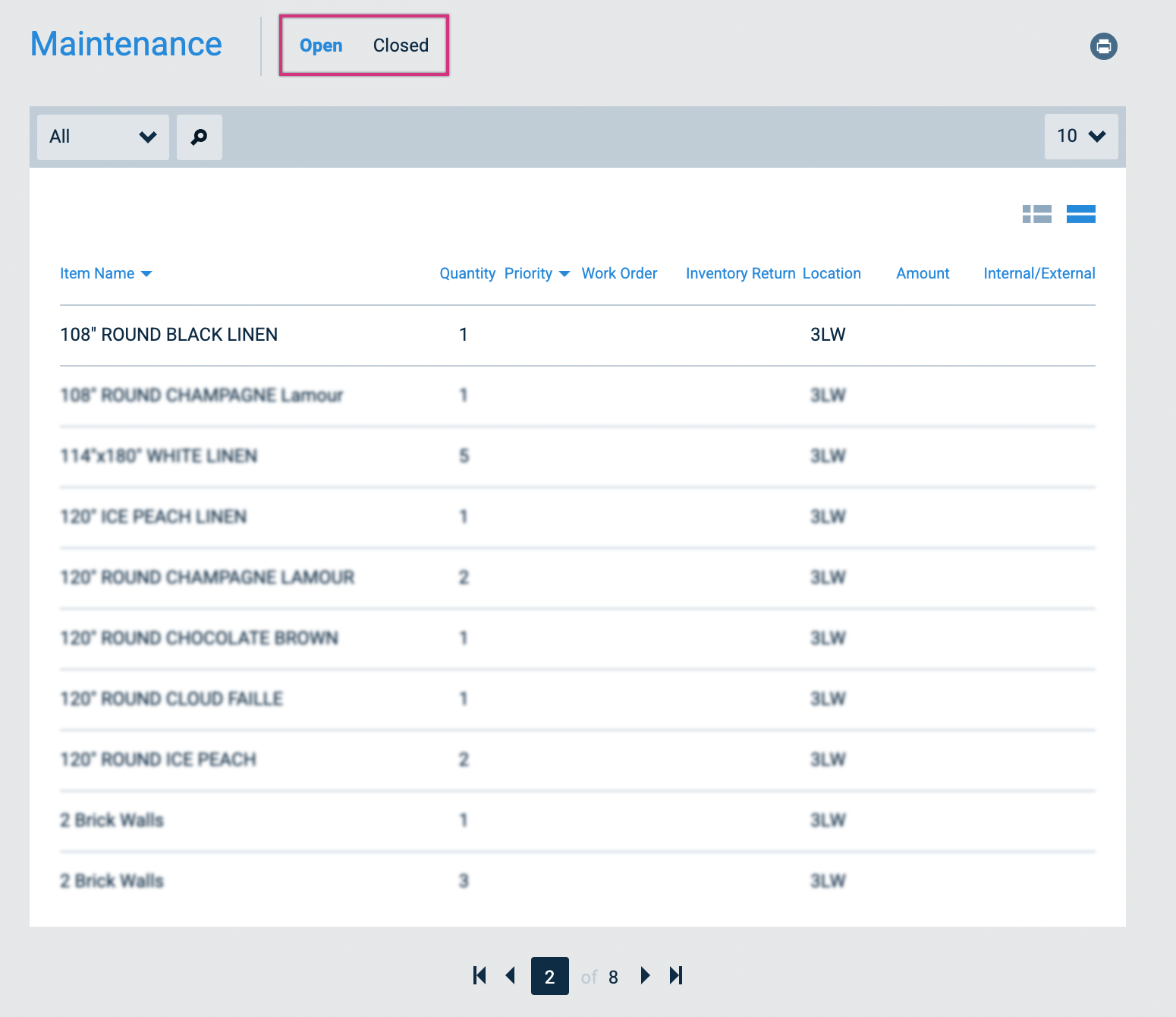 Open vs. Closed Maintenance Orders in TapGoods PRO – TapGoods