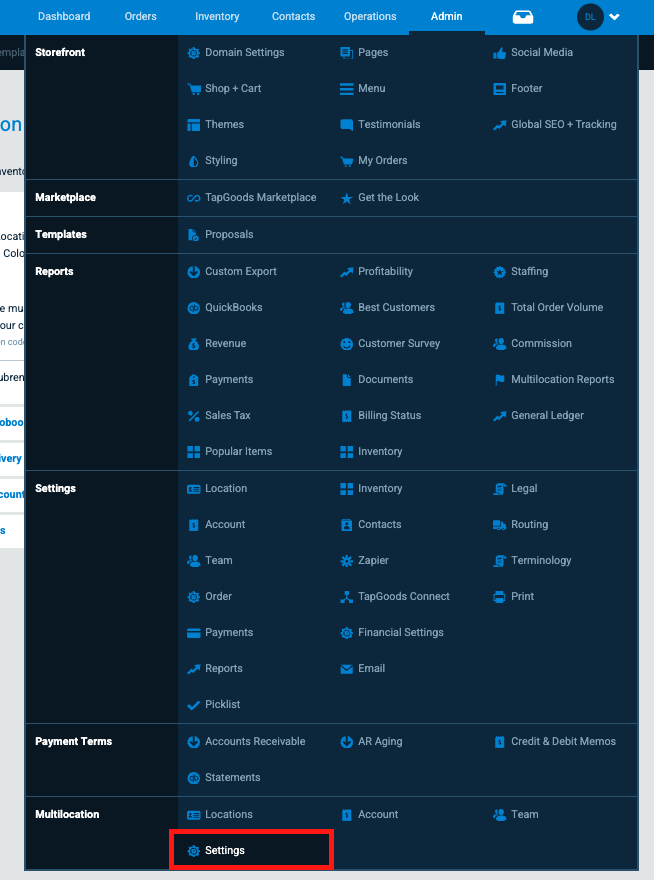 Adding Location Codes to Subrental Names – TapGoods