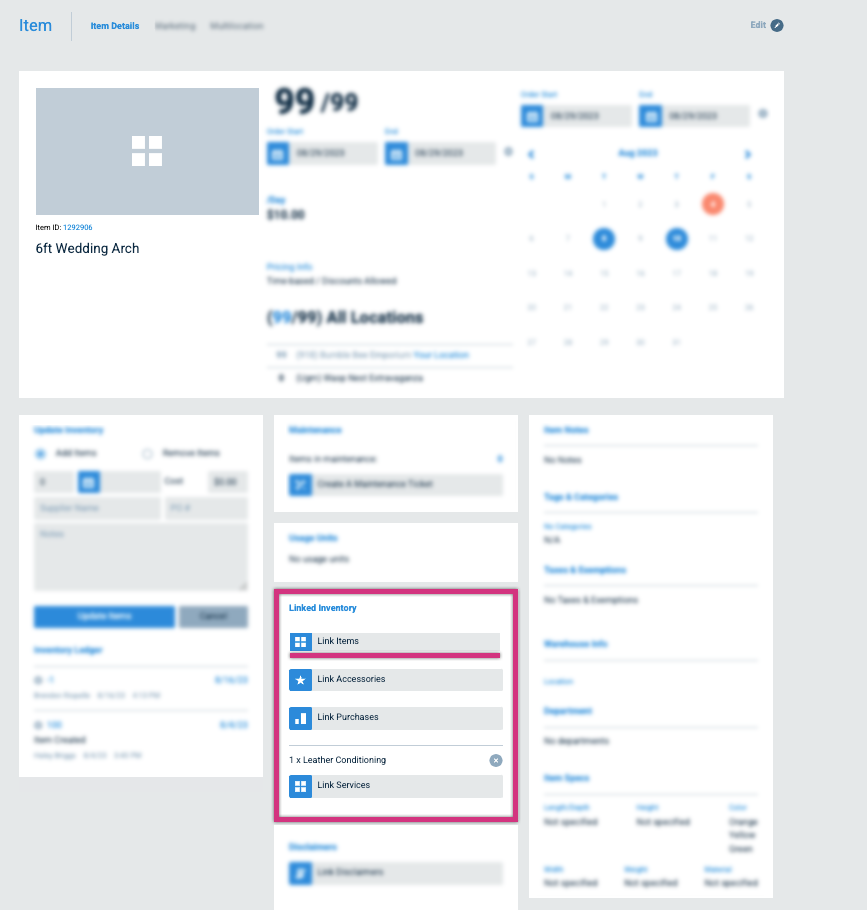 How To: Link Items to Items in TapGoods PRO – TapGoods