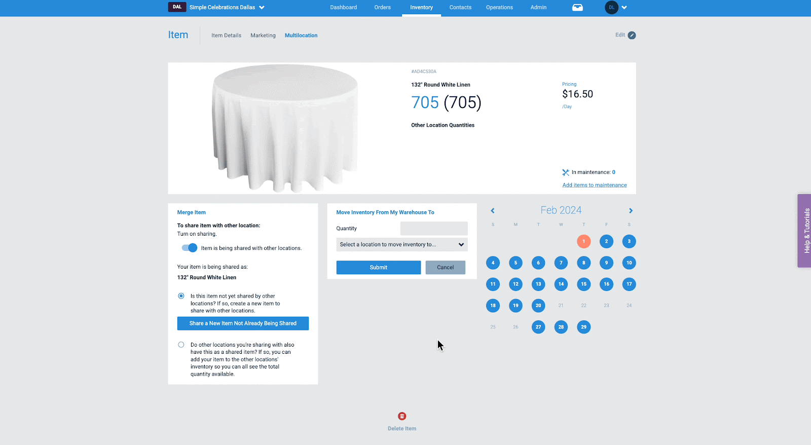 Sharing Inventory with Other Locations – TapGoods