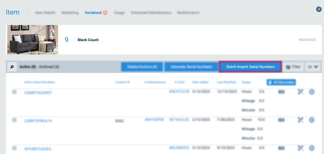 How To: Batch Import Serial Numbers in TapGoods PRO – TapGoods