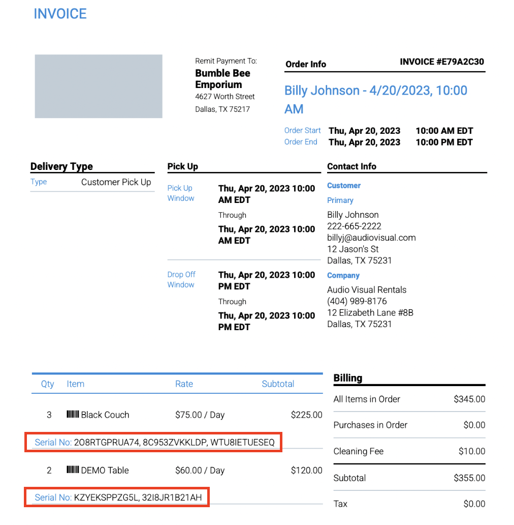 How To: Add Serial Numbers to Invoices in TapGoods PRO – TapGoods