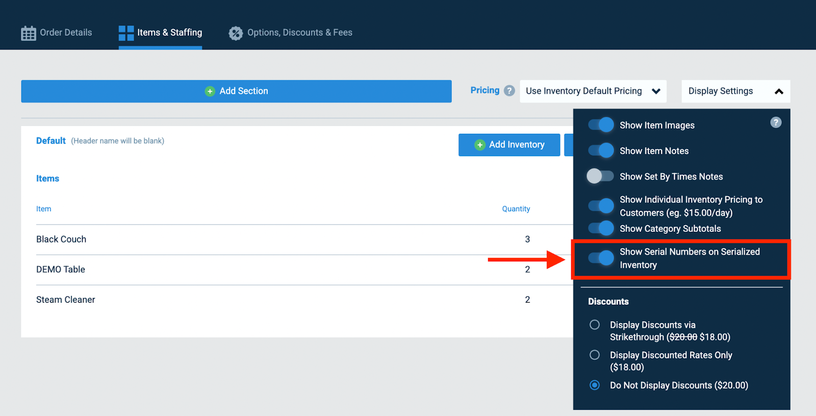 How To: Add Serial Numbers to Invoices in TapGoods PRO – TapGoods