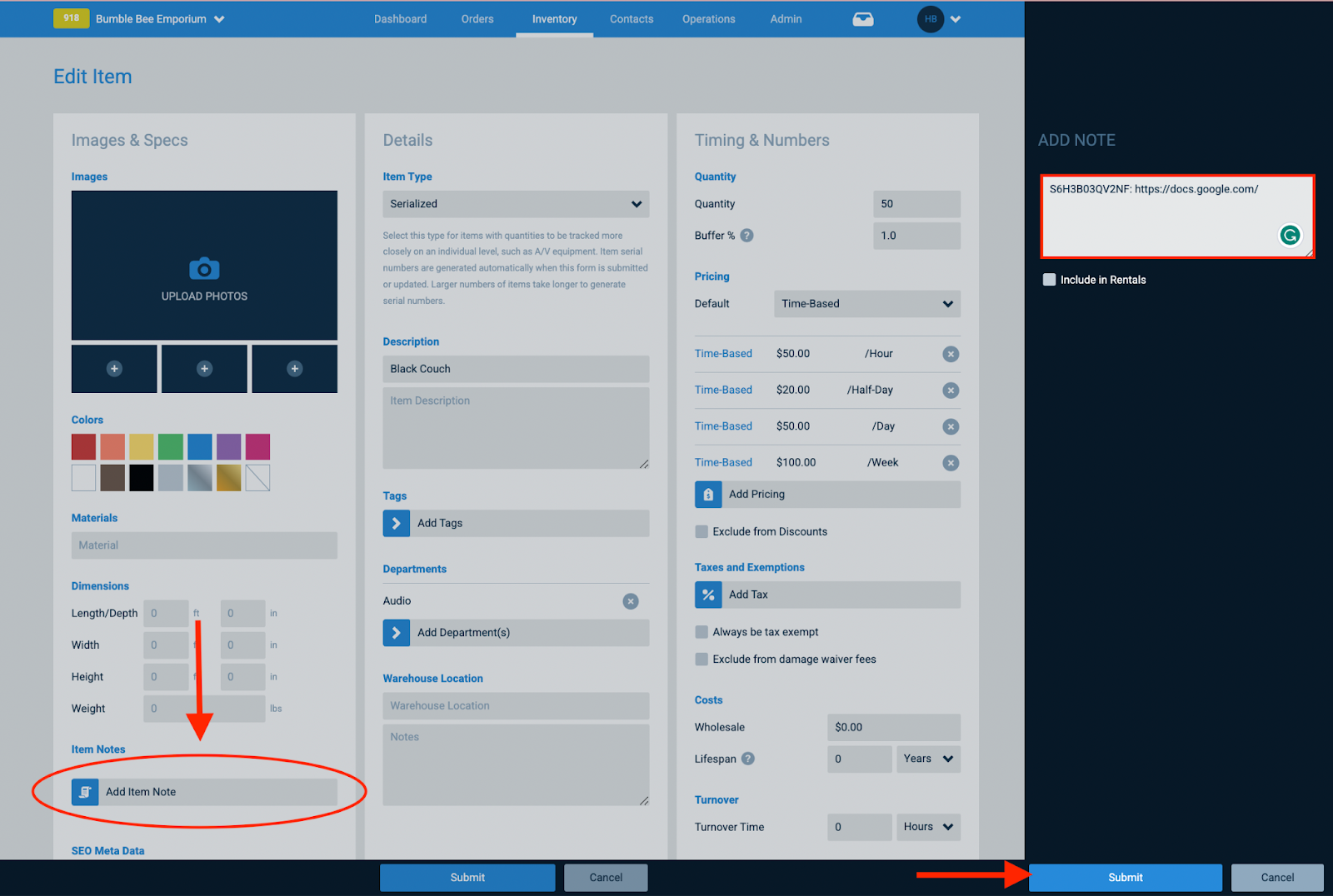 How To: Link to Documents for Serialized Units – TapGoods