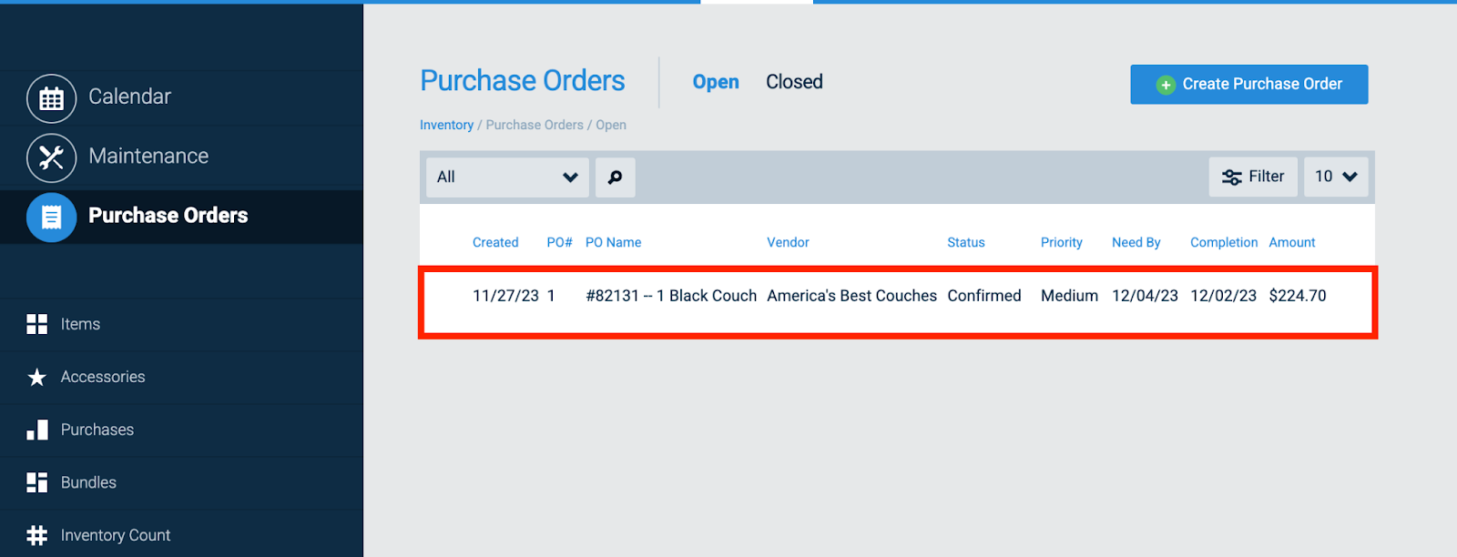 Purchase Order Invoices in TapGoods PRO – TapGoods
