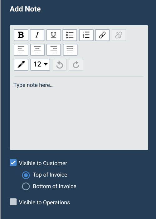 Adding Customer-Facing Notes to Invoices – TapGoods