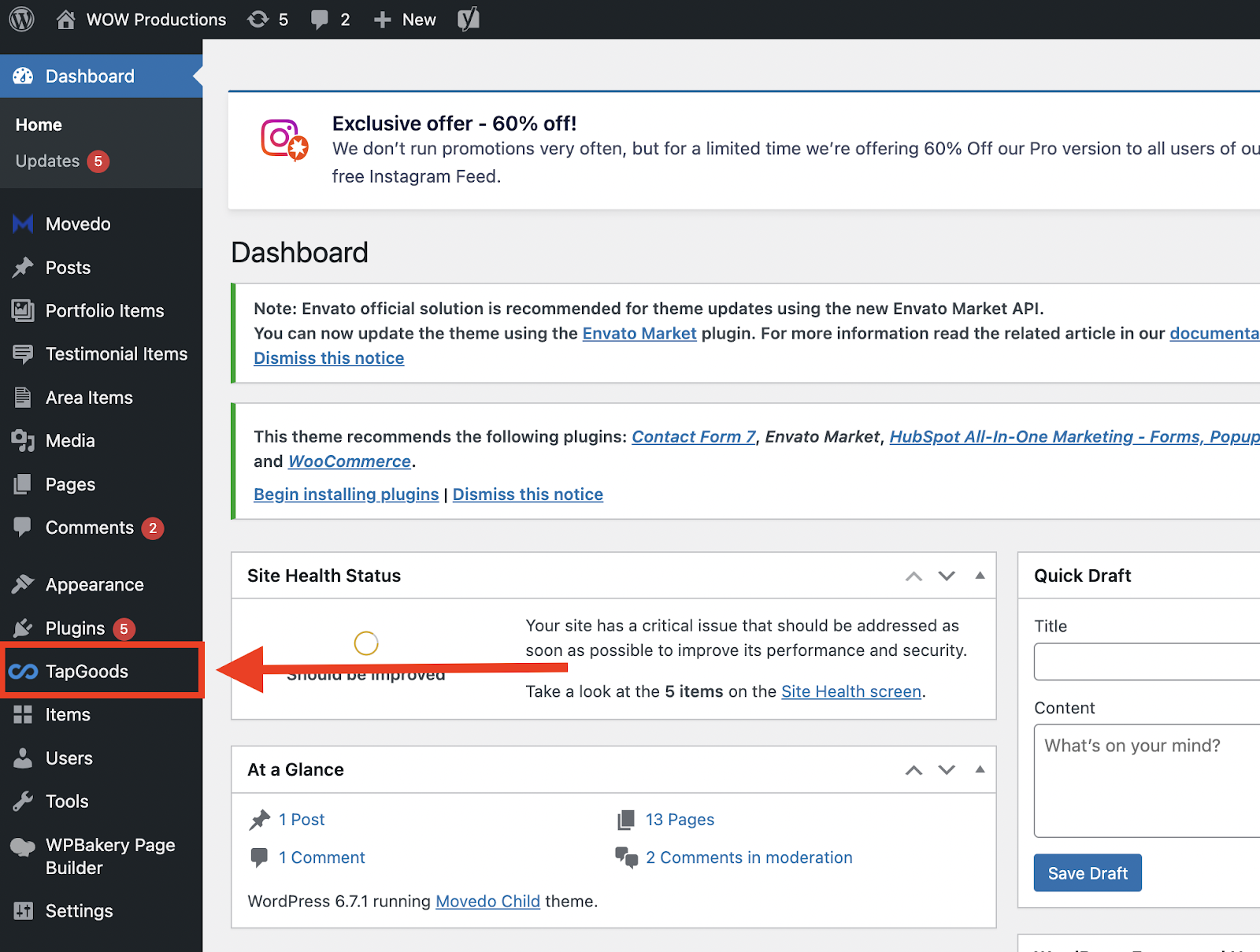 TapGoods WordPress Plugin for Multilocation Businesses – TapGoods