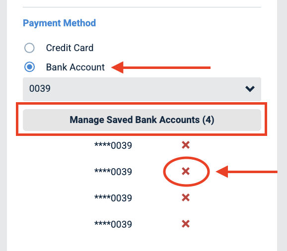 How to Delete a Customer’s Saved Bank Account(s) – TapGoods