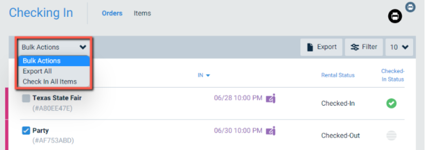 How To: Bulk Check-In – TapGoods